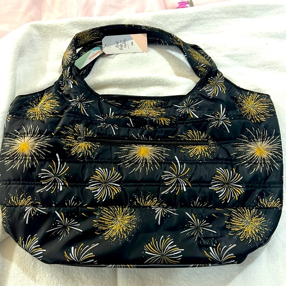 lug | Bags | Rare Nwt Lug Gondola Tote In Fireworks Black | Poshmark
